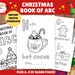Christmas Book of ABC - Baby's First ABC Book - Printable PDF Digital ...