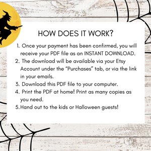 Magic Spell Printable PDF - Halloween Activity for Kids - Instant ...
