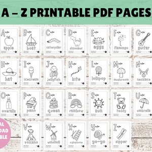 ABC Book - Baby's First ABC Book - Printable PDF Digital Download ...