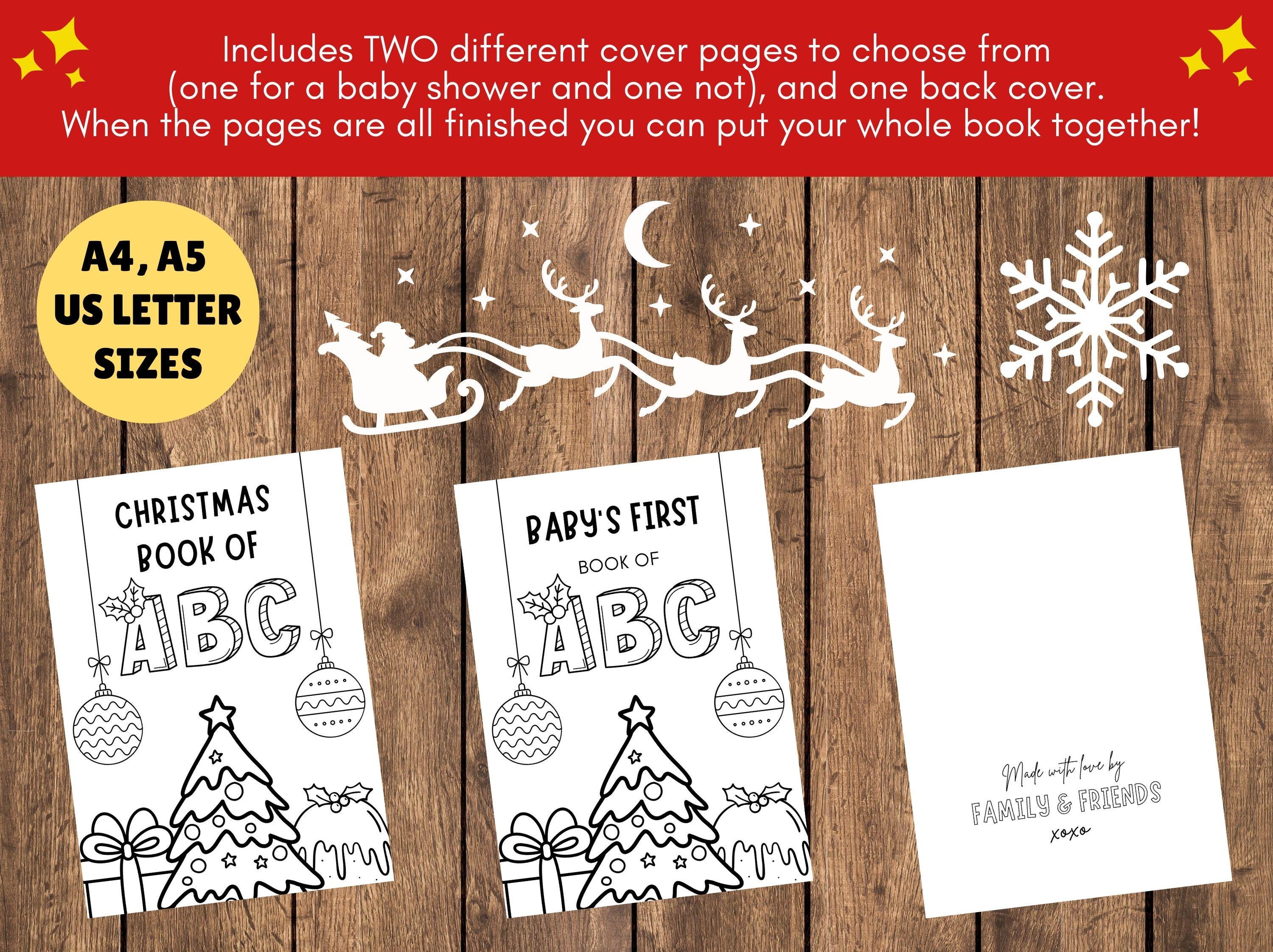 Christmas Book of ABC - Baby's First ABC Book - Printable PDF Digital ...