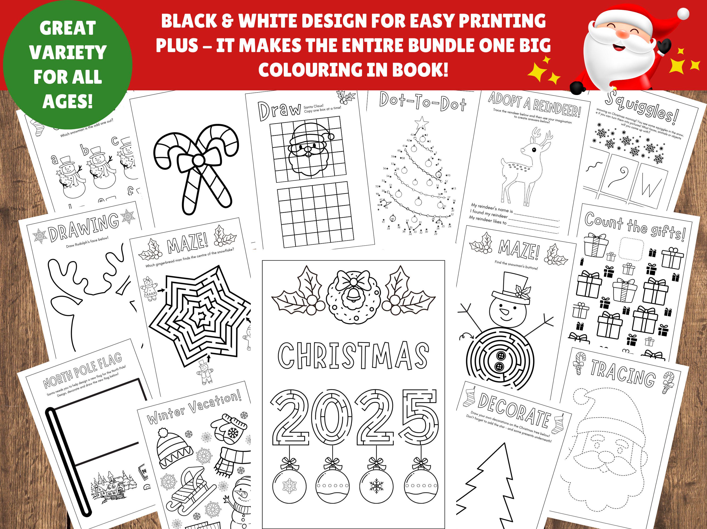 100+ Pages - the ULTIMATE Kids Christmas Activity Bundle! BONUS Letter ...