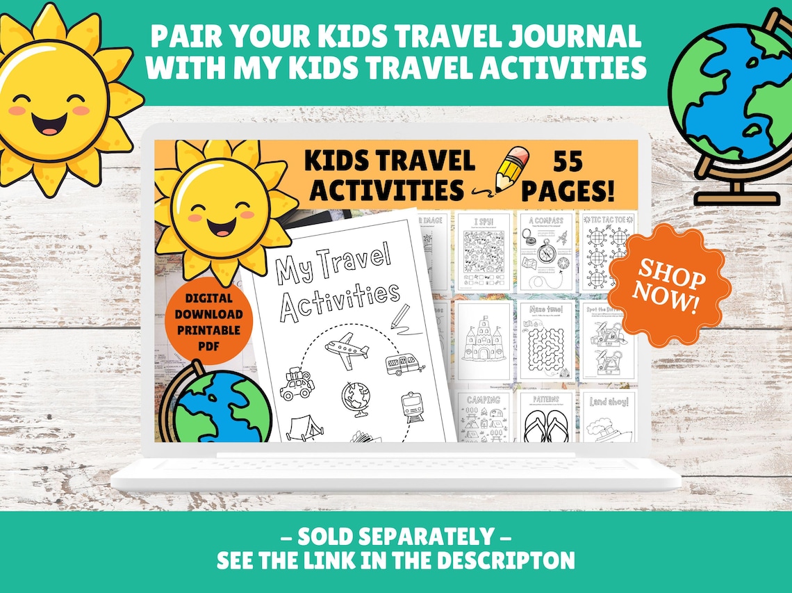 Days 1 to 14 - Kids Travel Journal - My Travel Adventures - Printable ...