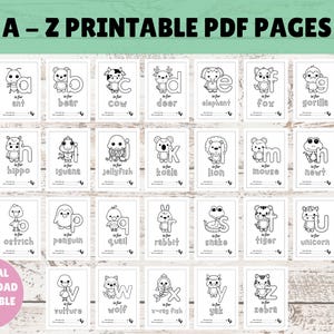 ABC Book - Baby's First ABC Book - Printable PDF Digital Download ...