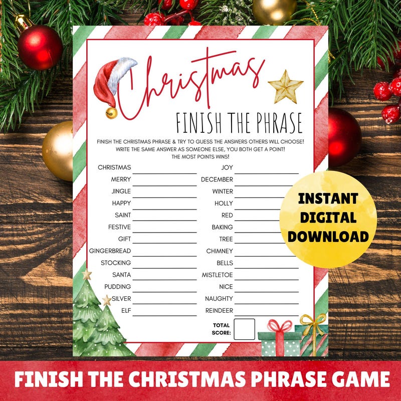 Christmas Phrases - Etsy