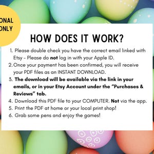 Easter Who is Most Likely To...? PRINTABLE Easter Game, Easter Activity ...