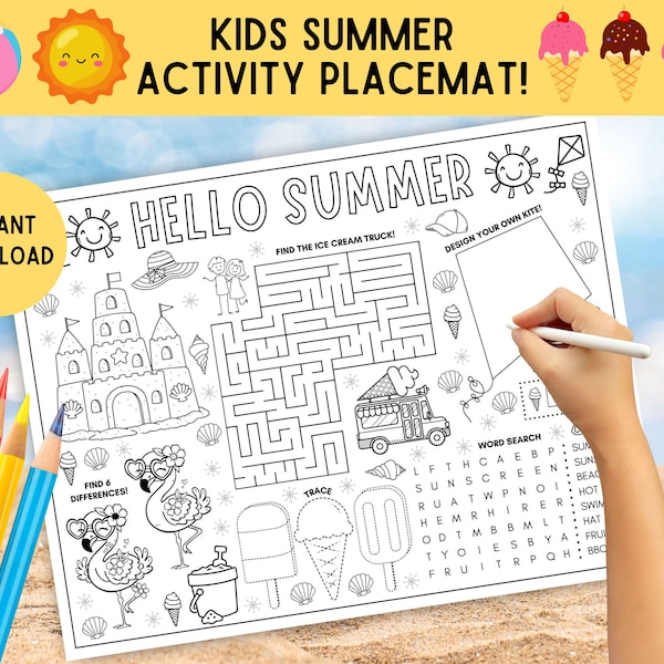 Summer Placemats - Etsy