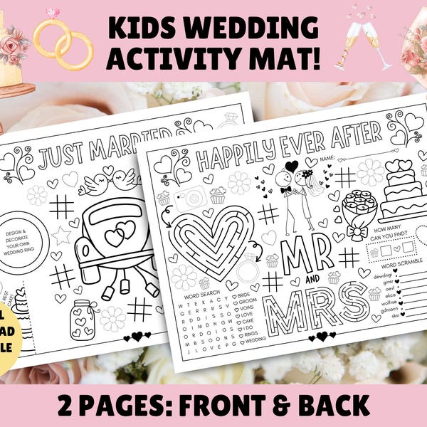 Etsy Kids Wedding Pack - Etsy UK