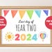 Printable Last Day of Preschool 2024 Digital Chalk Board Sign Preschool ...