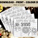 New Years Eve Activity Placemats for Kids - PRINTABLE New Years ...