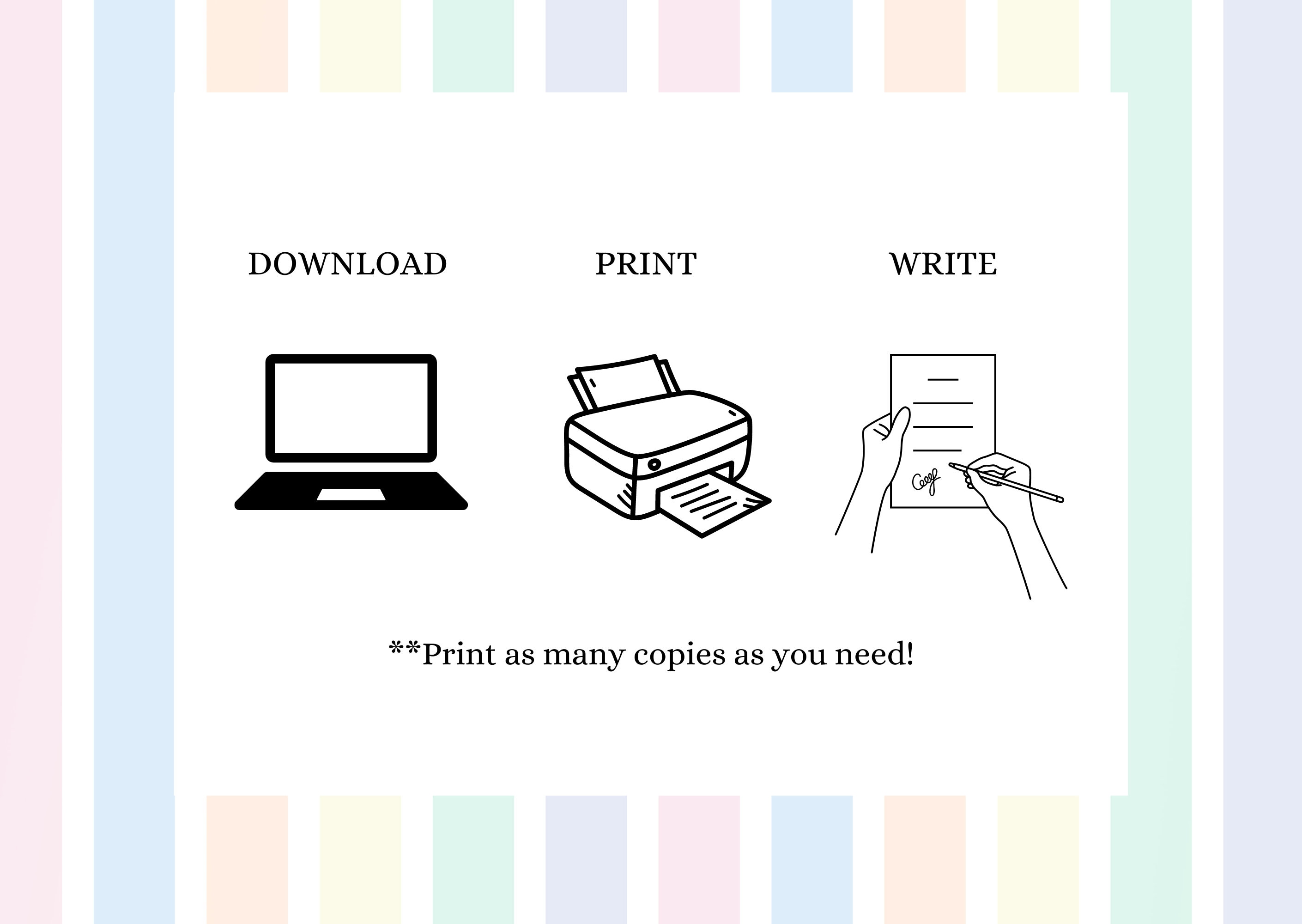 Potty Chart - DIGITAL DOWNLOAD - PDF Printable - Toilet Training ...