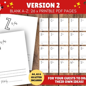 Christmas Book of ABC - Baby's First ABC Book - Printable PDF Digital ...