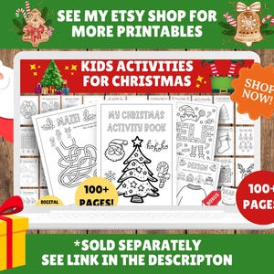 Christmas I Spy Coloring Page for Kids - Christmas I Spy Game ...
