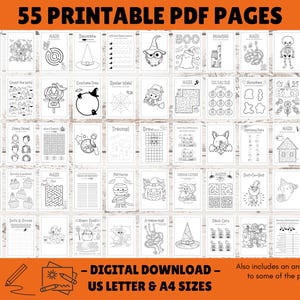 Halloween Activities for Kids - Printable PDF - Instant Digital ...