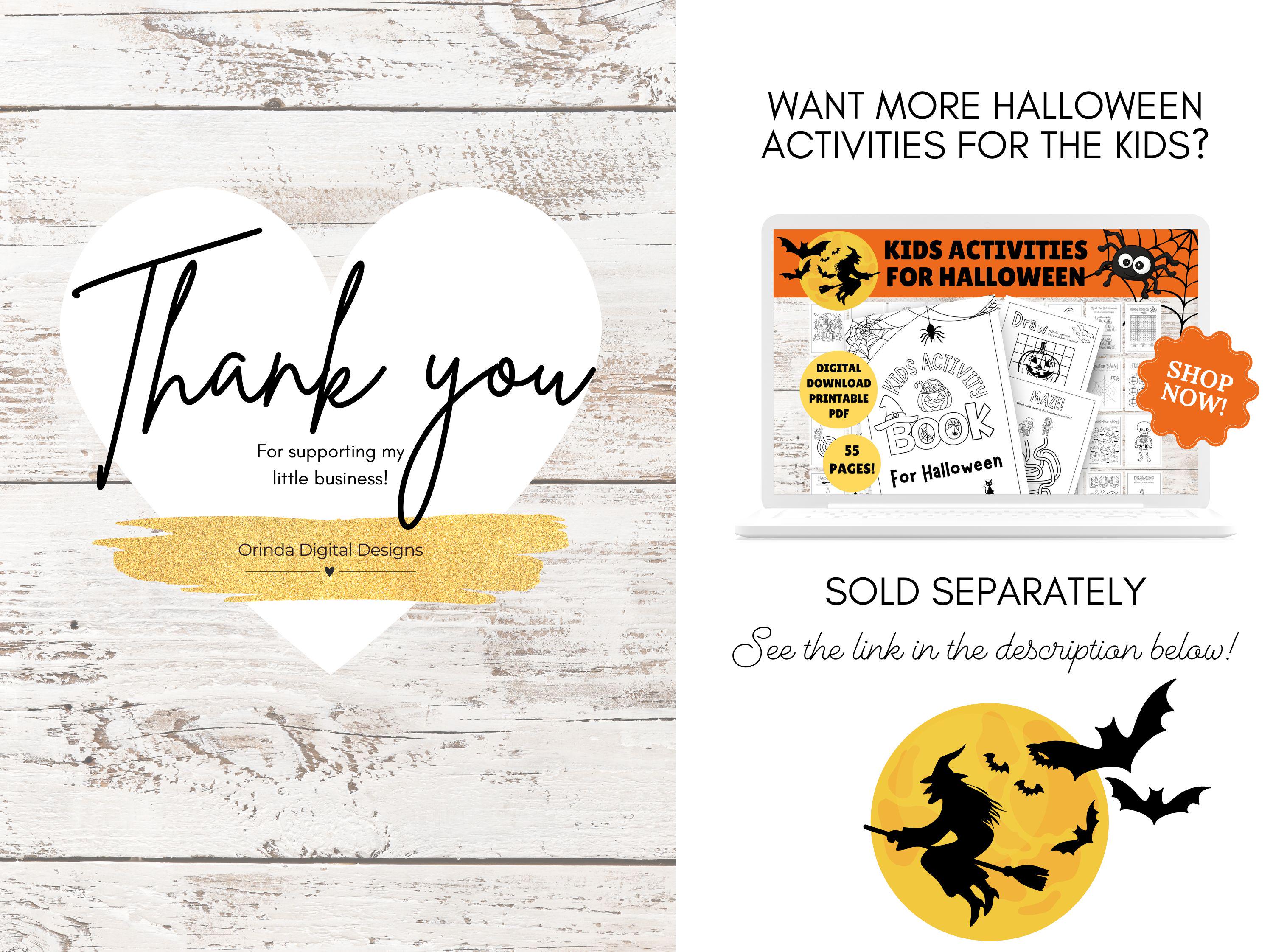 Magic Spell Printable PDF - Halloween Activity for Kids - Instant ...