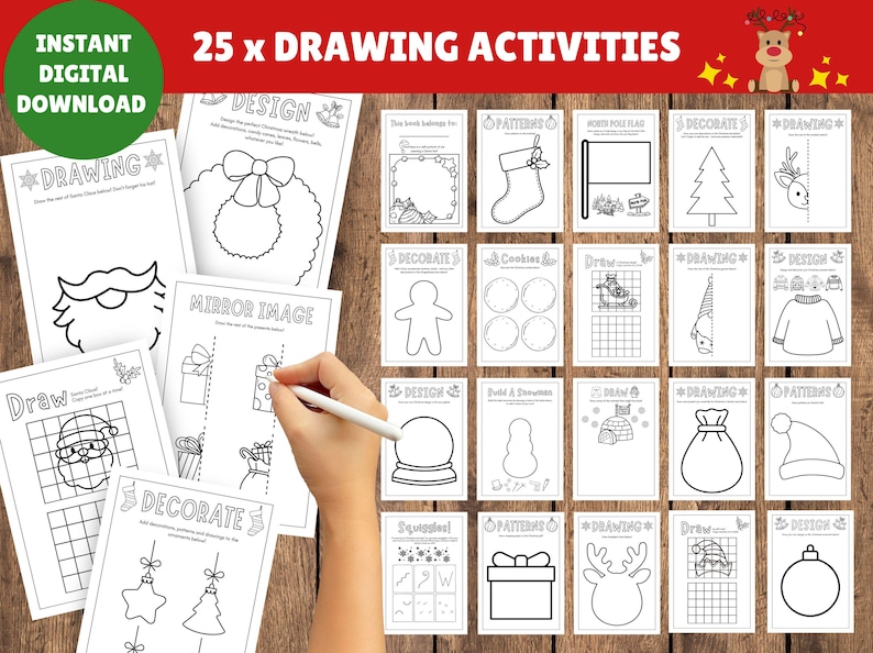 100+ Pages - the ULTIMATE Kids Christmas Activity Bundle! BONUS Letter ...