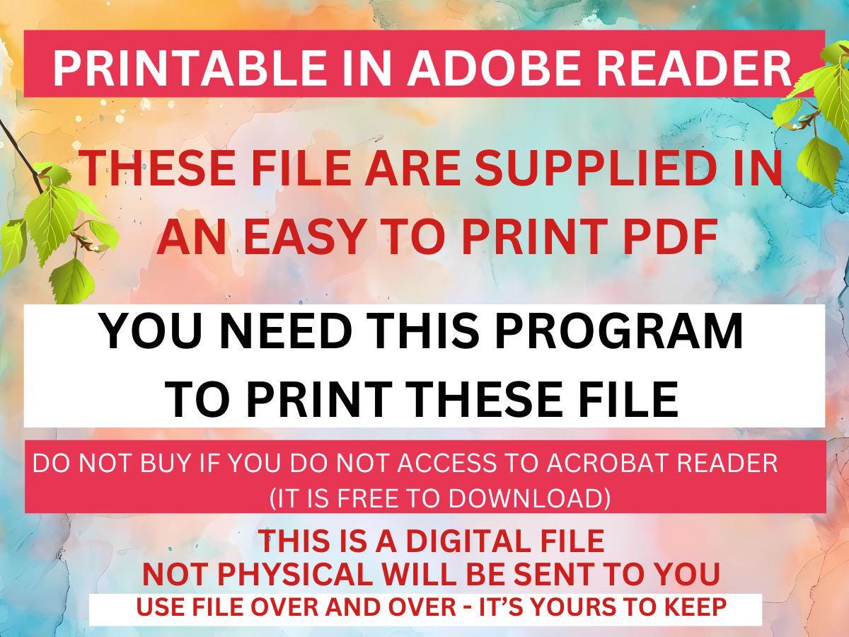 Printable Blank Column Chart Template: Lined Heading (PDF, JPG, PNG) - Etsy