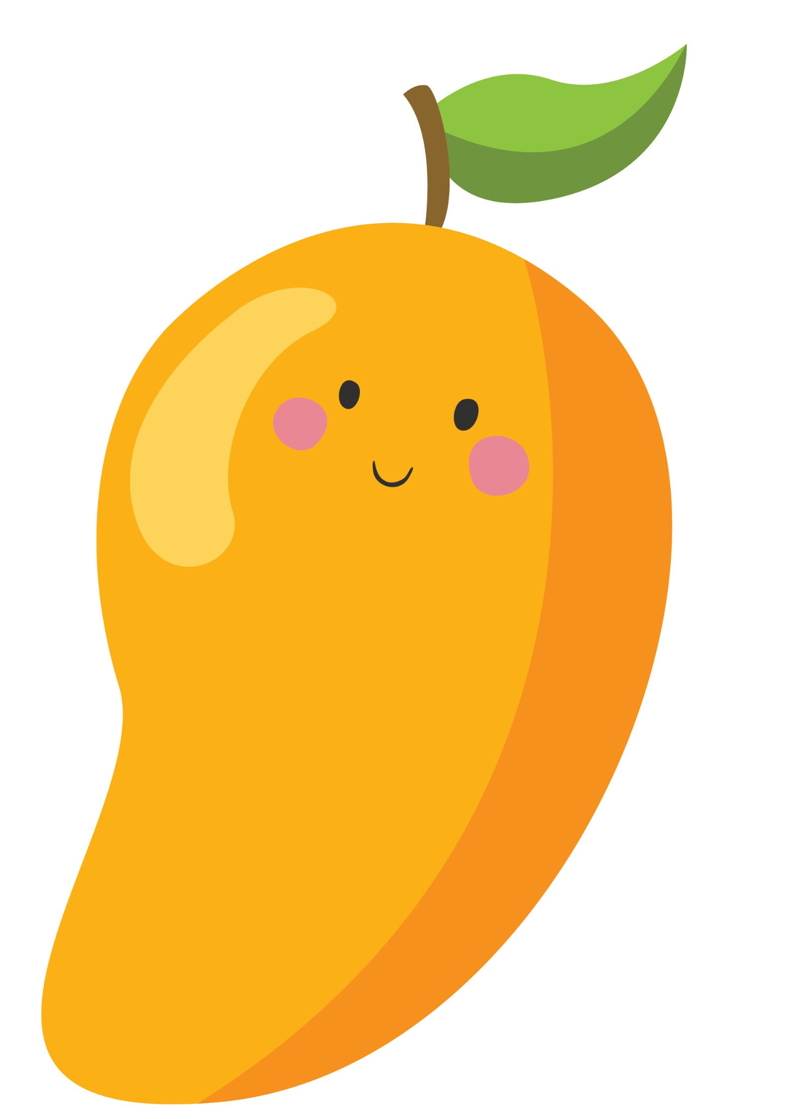 Cute Fruit Clipart - Clip Art Set of Berries, Apple, Banana, Fruit ...