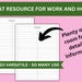 Printable Blank Column Chart Template: Lined Heading (PDF, JPG, PNG) - Etsy