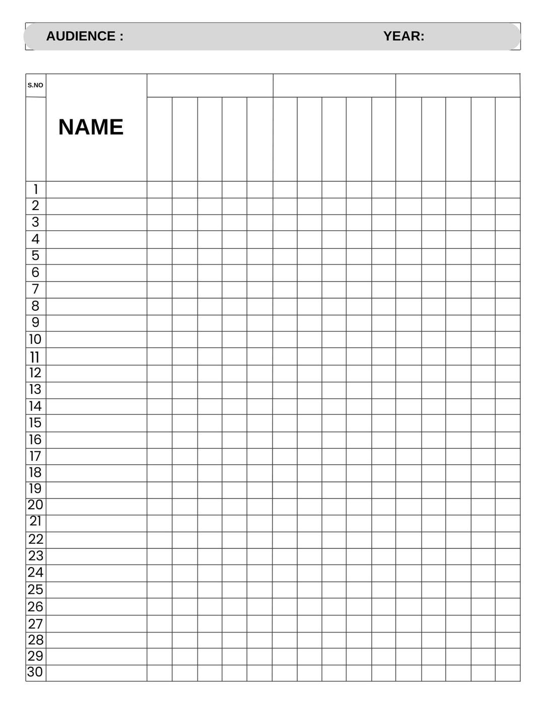Teacher Grade Book: Class Record, Attendance Tracker (canva Edit, KDP ...