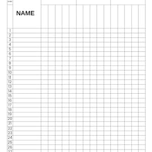 Teacher Grade Book: Class Record, Attendance Tracker (canva Edit, KDP ...