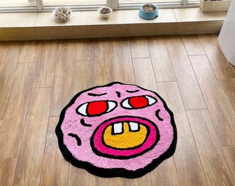 Tufted Rug Golf Cherry Bomb Custom Punch Needle - Etsy