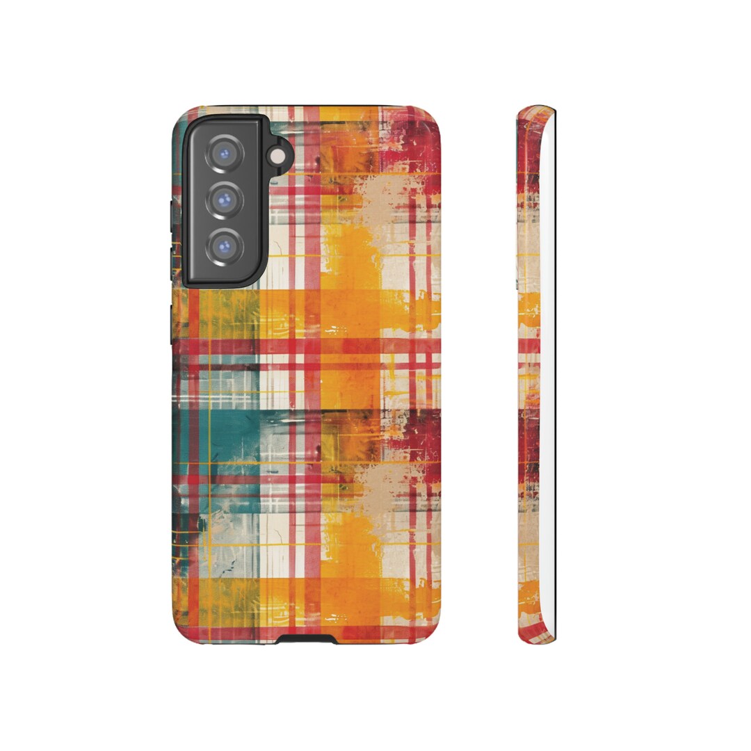 Aquarelle Plaid Phone Shield B - Etsy