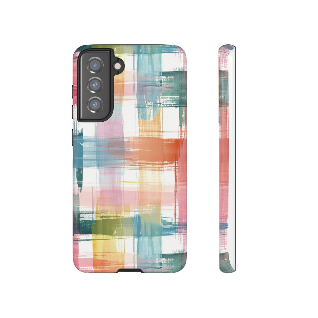 Aquarelle Plaid Phone Shield L - Etsy