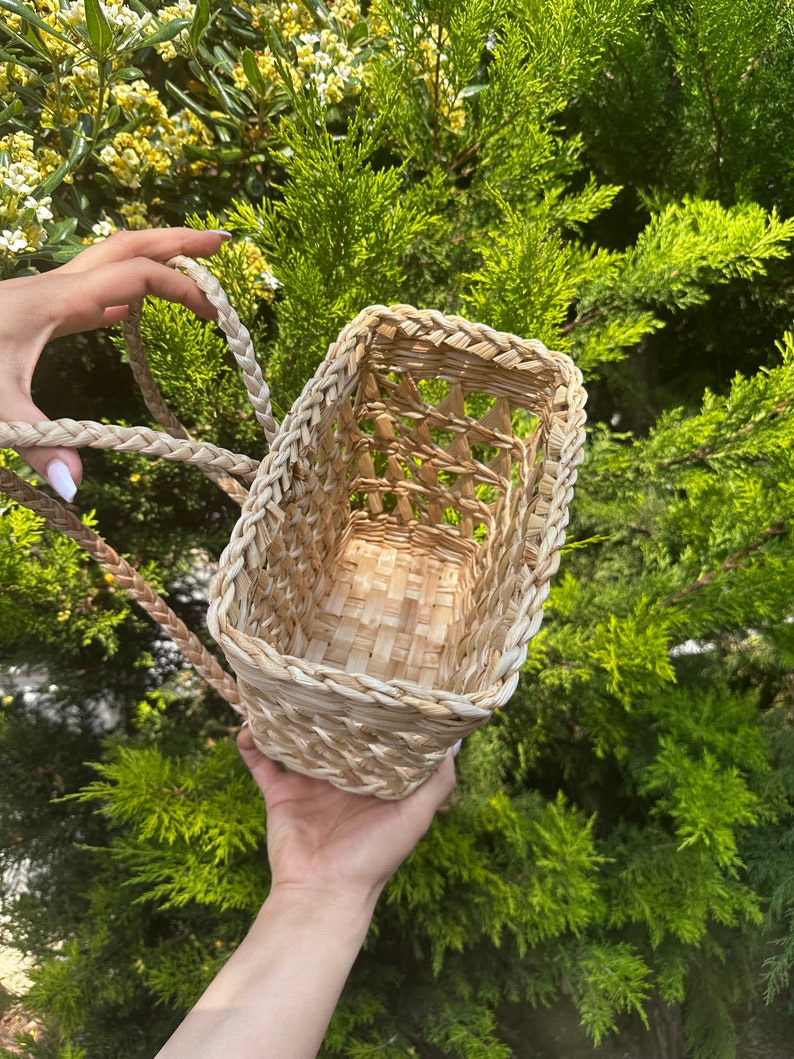 Straw Backpack, for Kids, Wicker Purse, Rattan Backpack, Bali Rattan ...