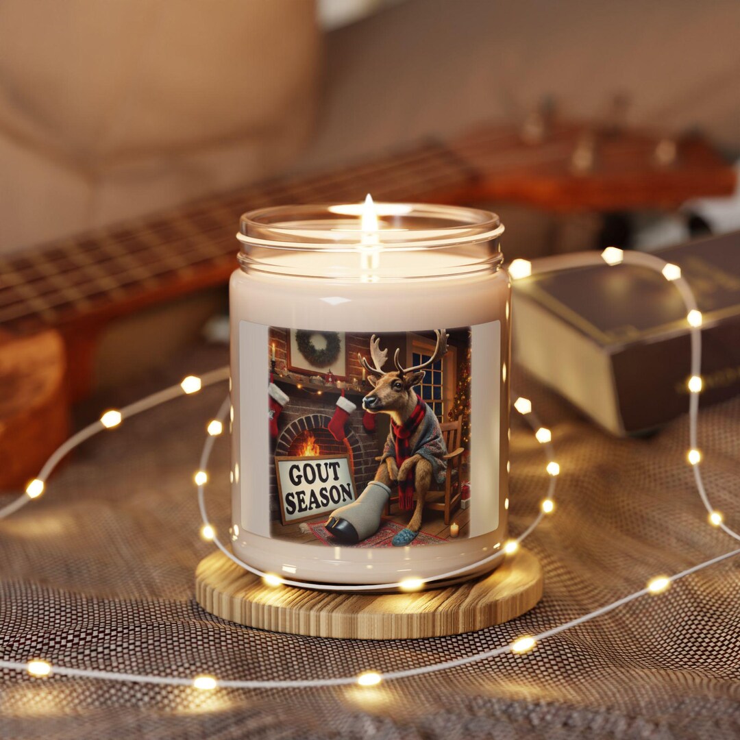 Gout Season Soy Candle in Five Mesmerizing Aromas, Perfect Funny ...