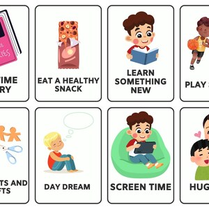 Fun Daily Routine Cards for Toddlers- Editable - Etsy