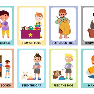 Fun Daily Routine Cards for Toddlers- Editable - Etsy