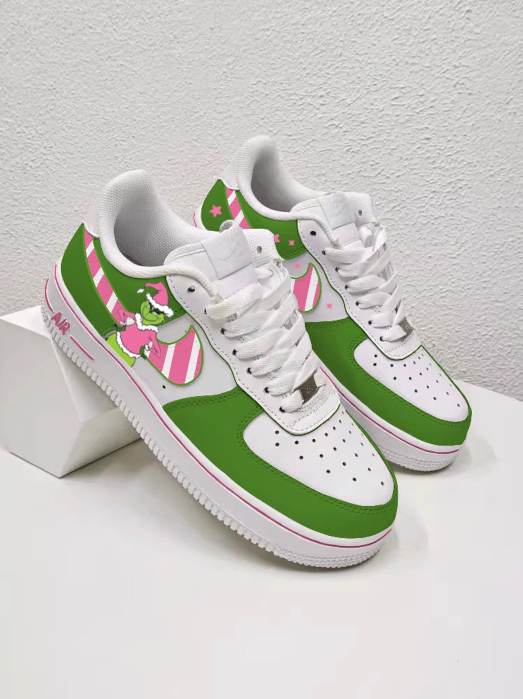 Custom Grinch AF1 Handpainted Christmas Nike AF1 - Etsy