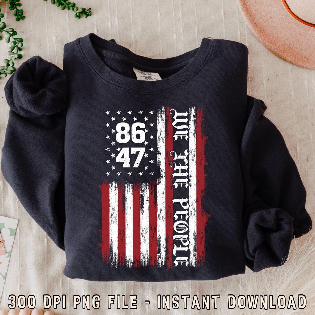 8647 We the People Anti Trump Png, Subtle Anti President,floral Foxtrot ...