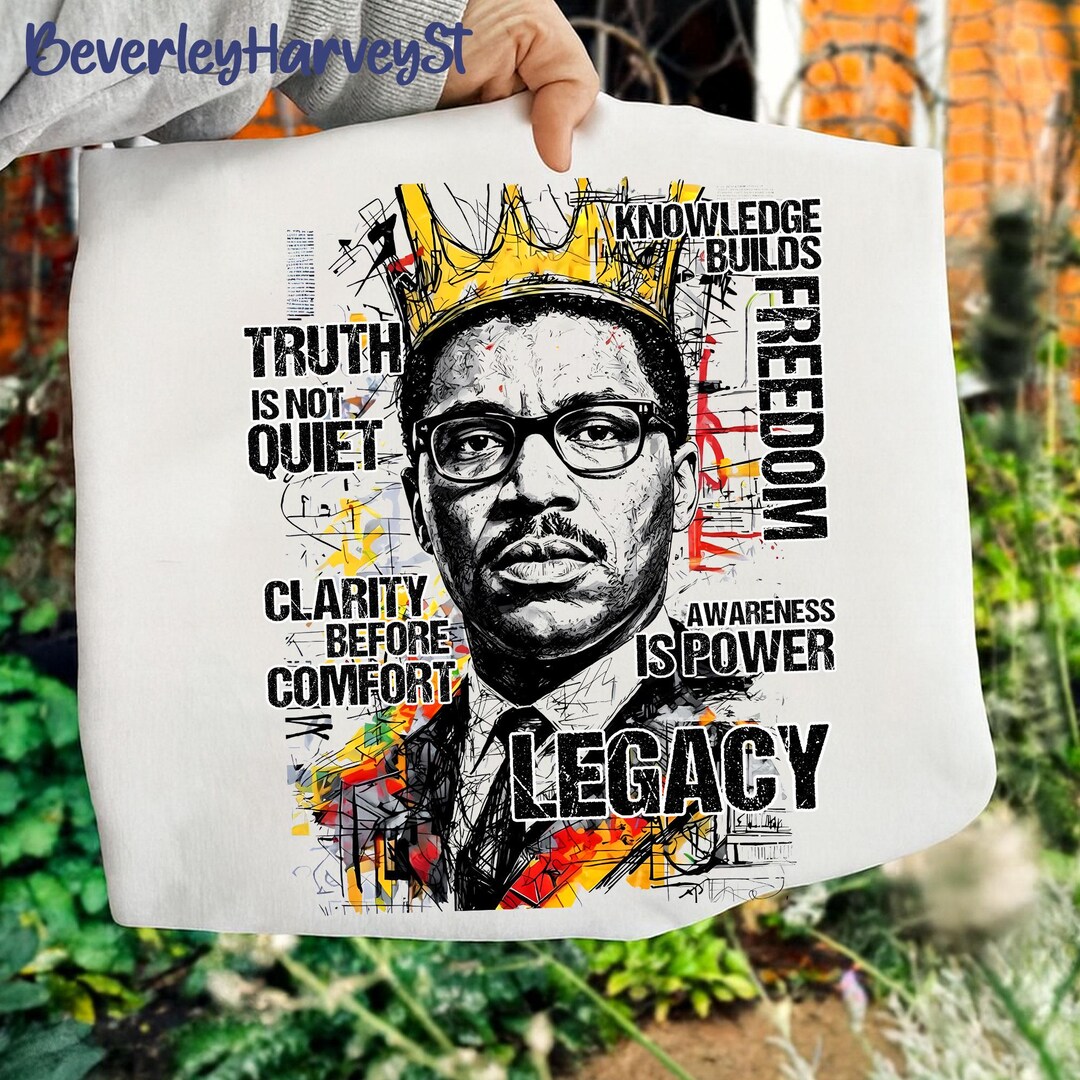 MLK PNG, Malcom X Png, Martin Luther King PNG, Black History Png, Not ...