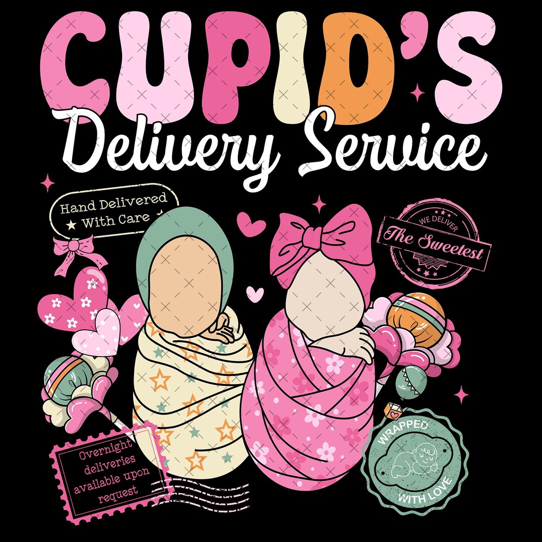 Cupid's Delivery Service Valentine Png, Valentine LD Nurse Png, Nurse ...