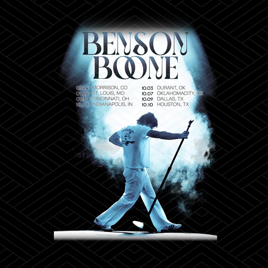 Benson Boone Moonbeam Ice Cream PNG, America Heart Tour , Tour Album ...