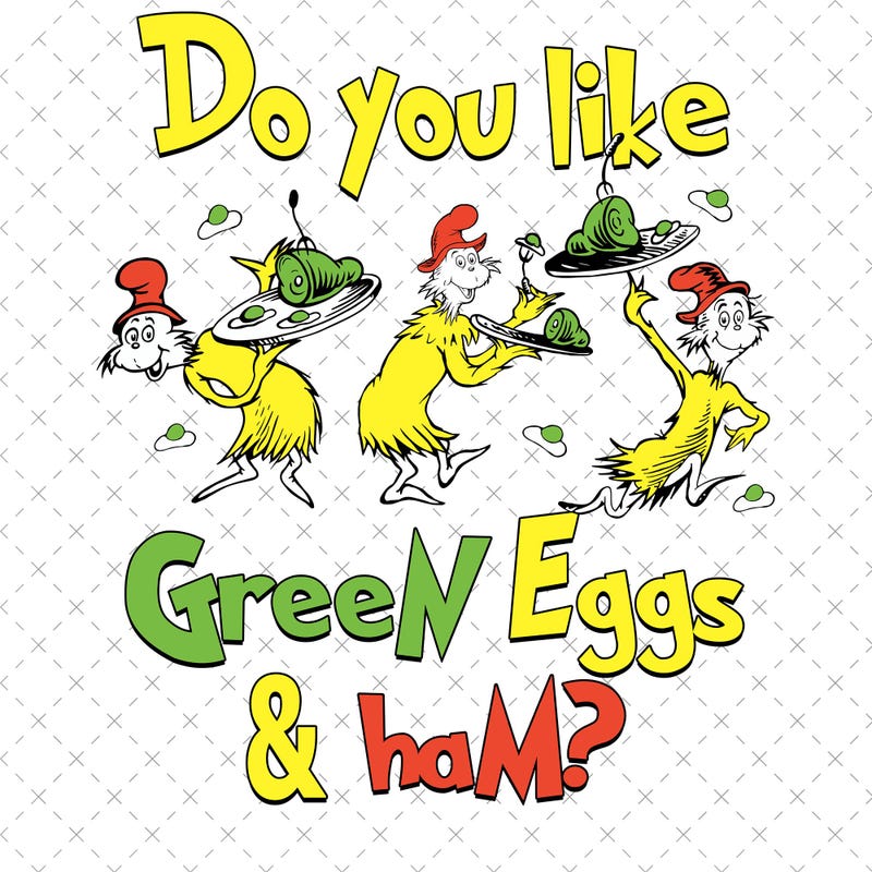 Green Eggs and Ham - Etsy