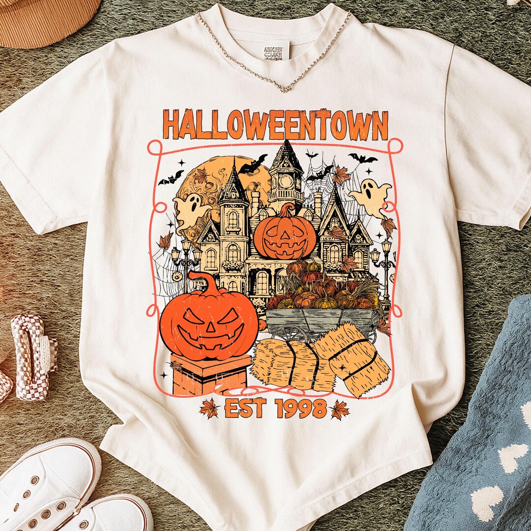 Vintage Halloween Town Est 1998 PNG, Halloweentown Png, Halloweentown ...