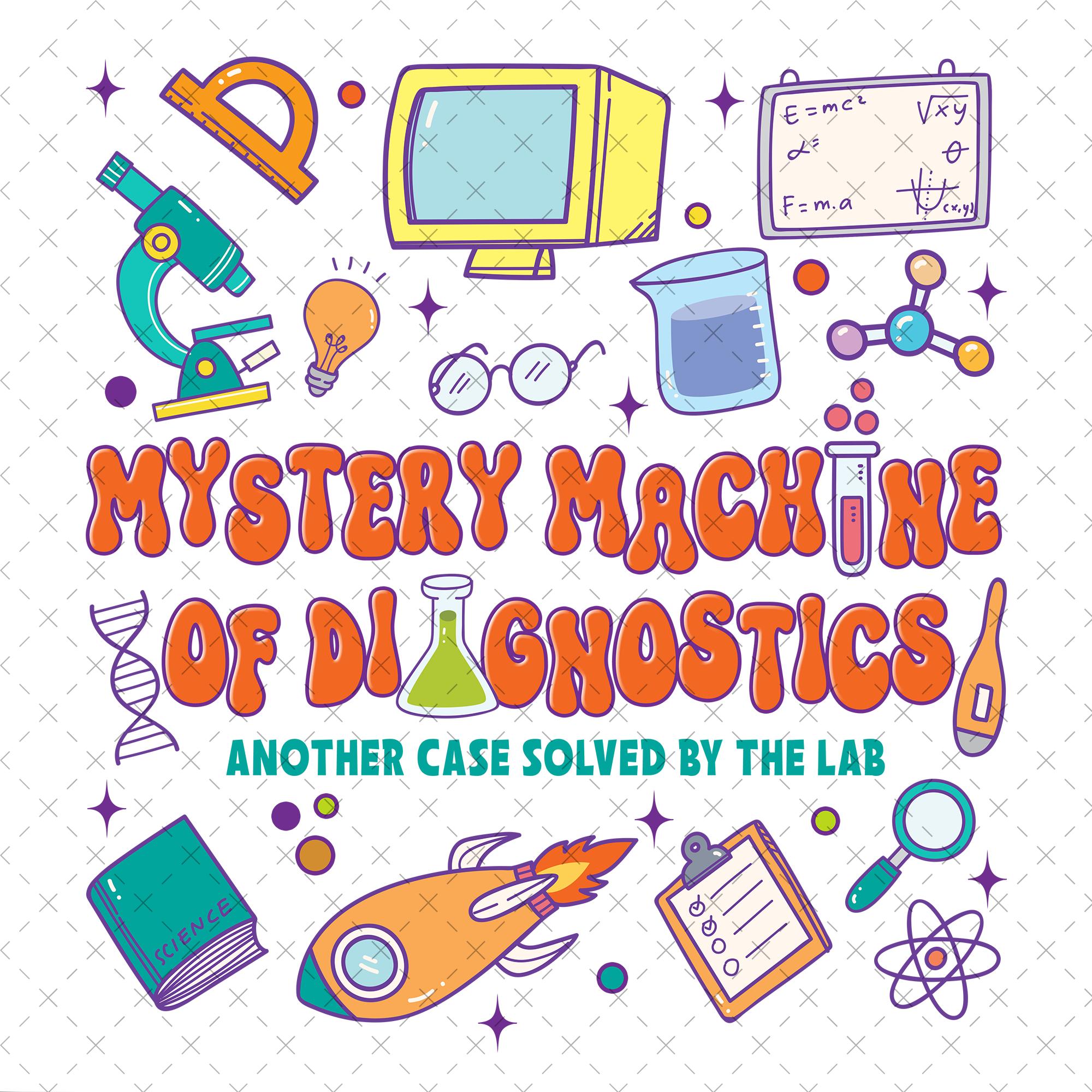 Lab Week 2025 Mystery Machine Png, Mystery Machine of Diagnostics Png ...
