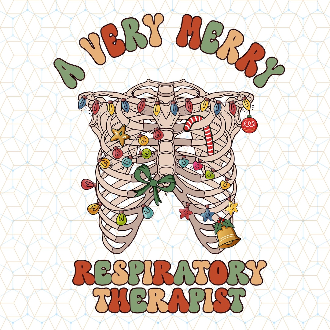 A Very Merry Respiratory Therapist Png, Respiratory Therapist Christmas ...