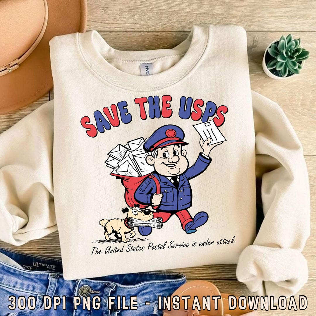 Save the USPS US Postal Service Png, Protect the Usps Png, Save USPS ...