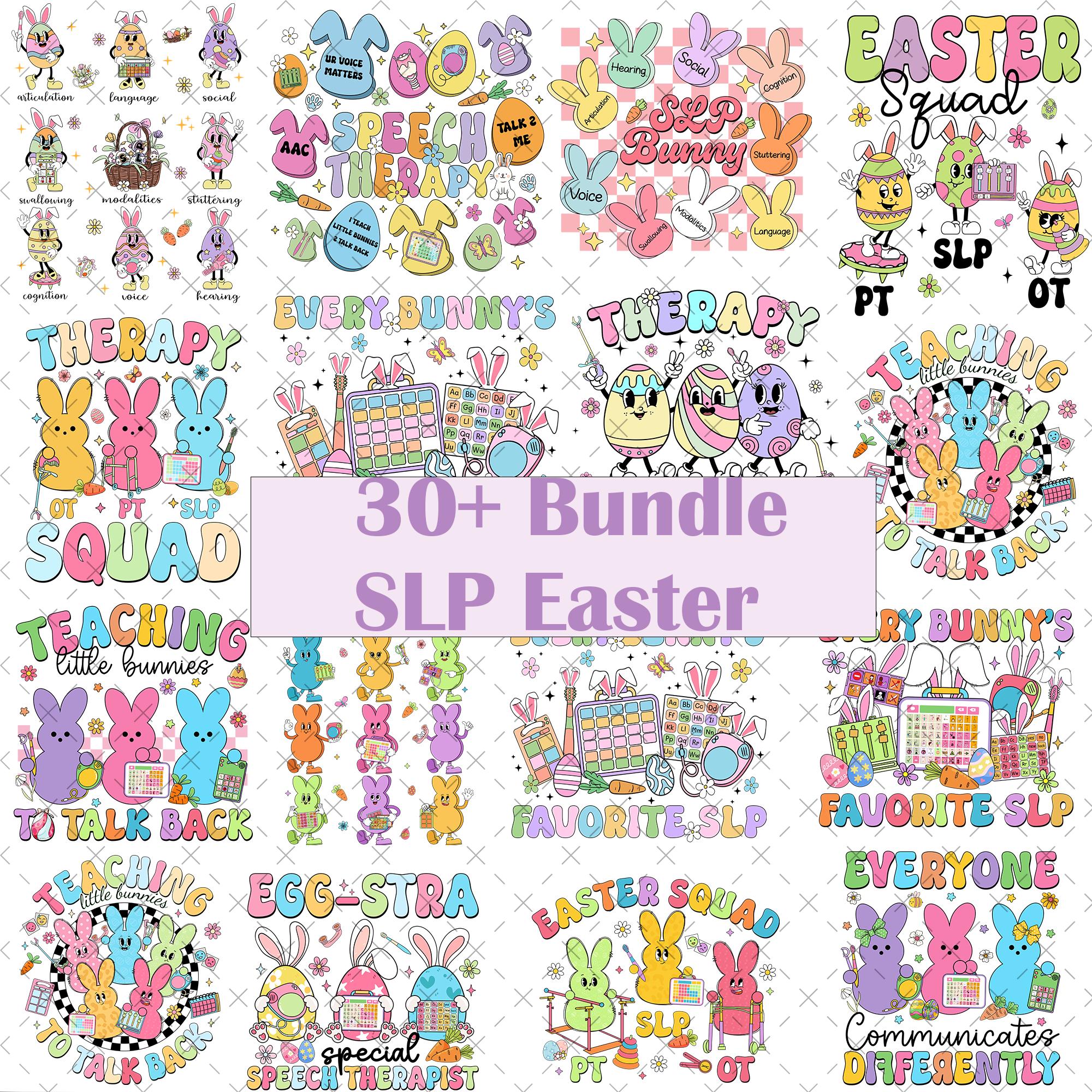 30+ SLP Easter Bundle Png, Speech Language Therapist, Every Bunny's ...
