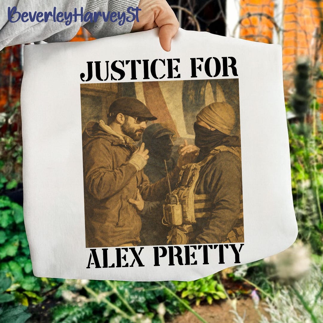 Justice for Alex Pretti Png, Pretti Good Nurse Png, Abolish ICE Png ...