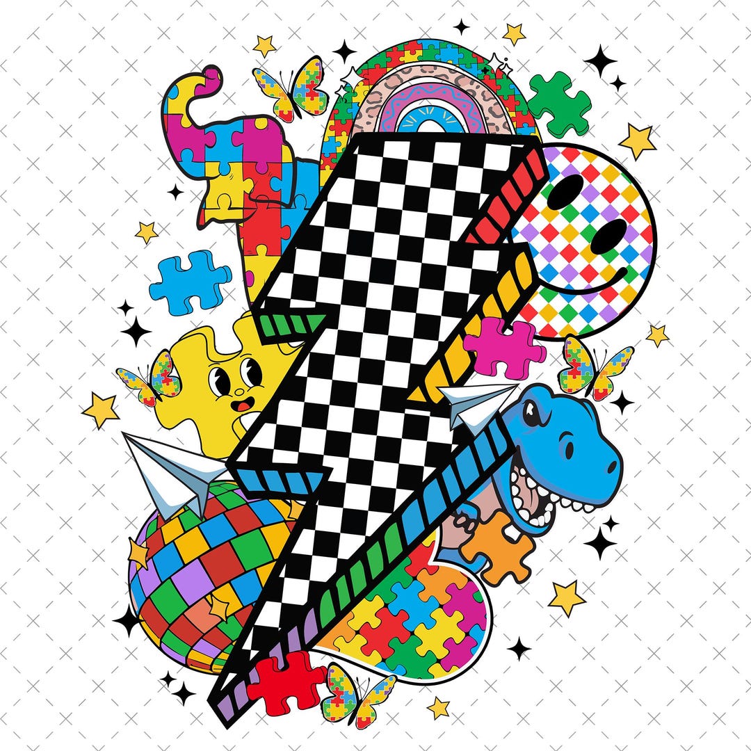 Lightning Bolt Autism Awareness Png, Autism Awareness Png, Autism Quote ...