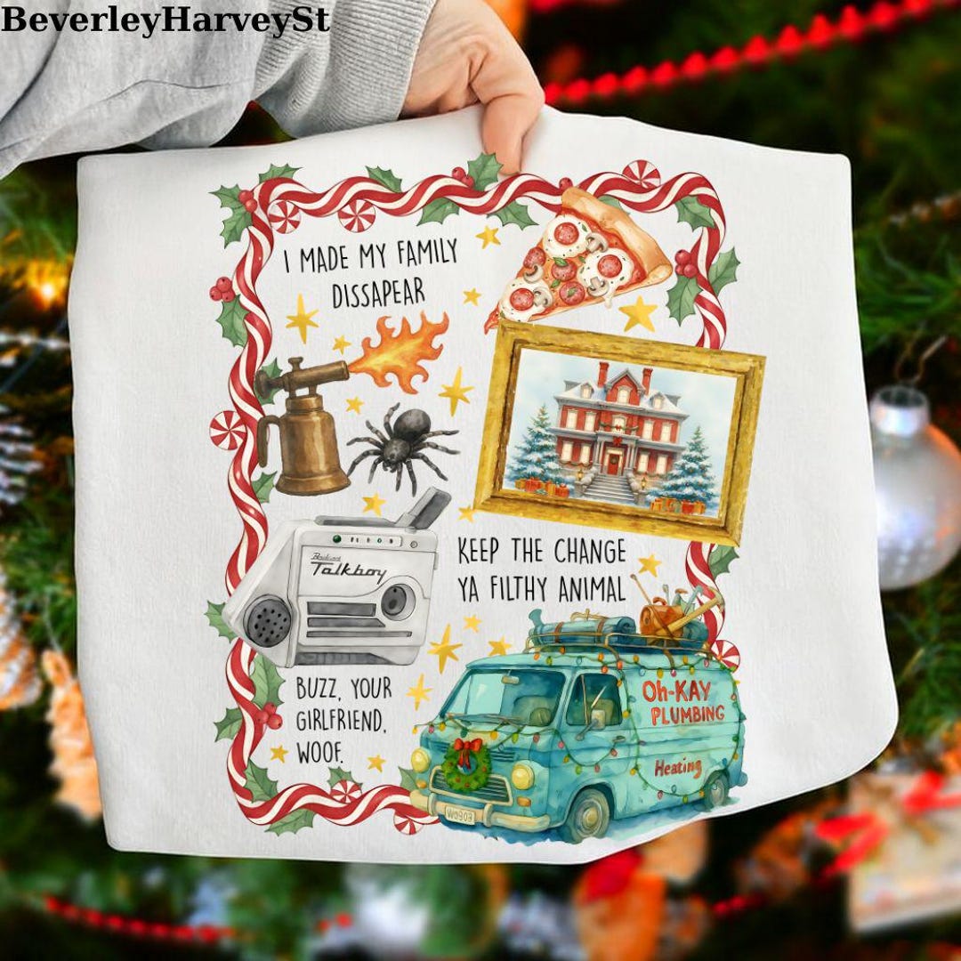 Preppy Movie Christmas Png Bundle, Christmas Characters, Santa Claus ...