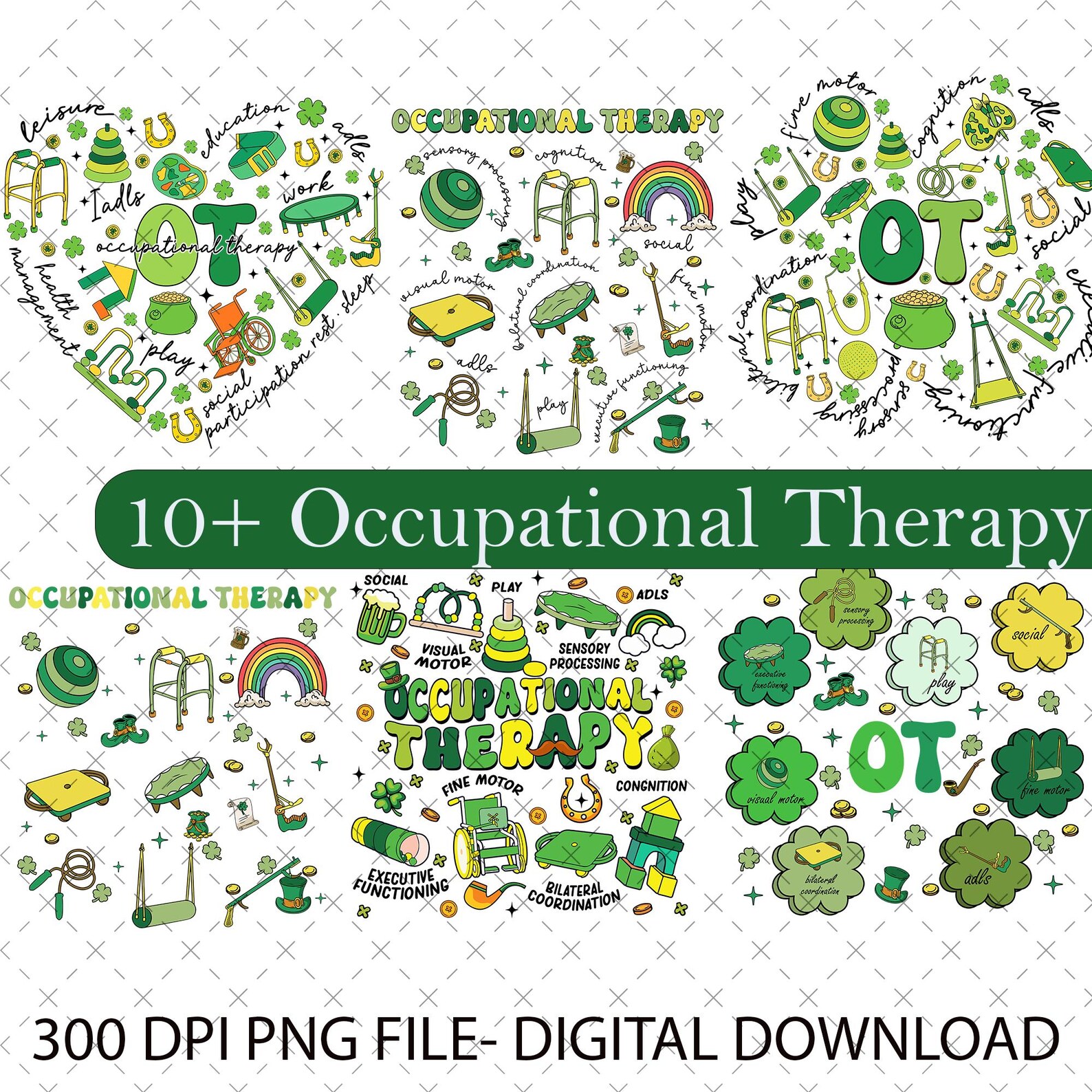 10+ Occupational Therapy PNG Bundle, Occupational Therapist Patrick's ...