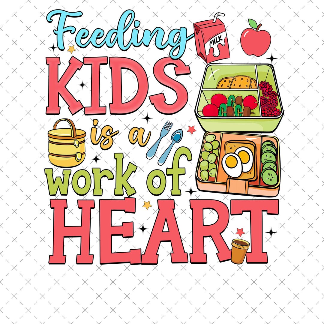 Feeding Kids is A Work of Heart Png, Cafeteria Worker, Student ...