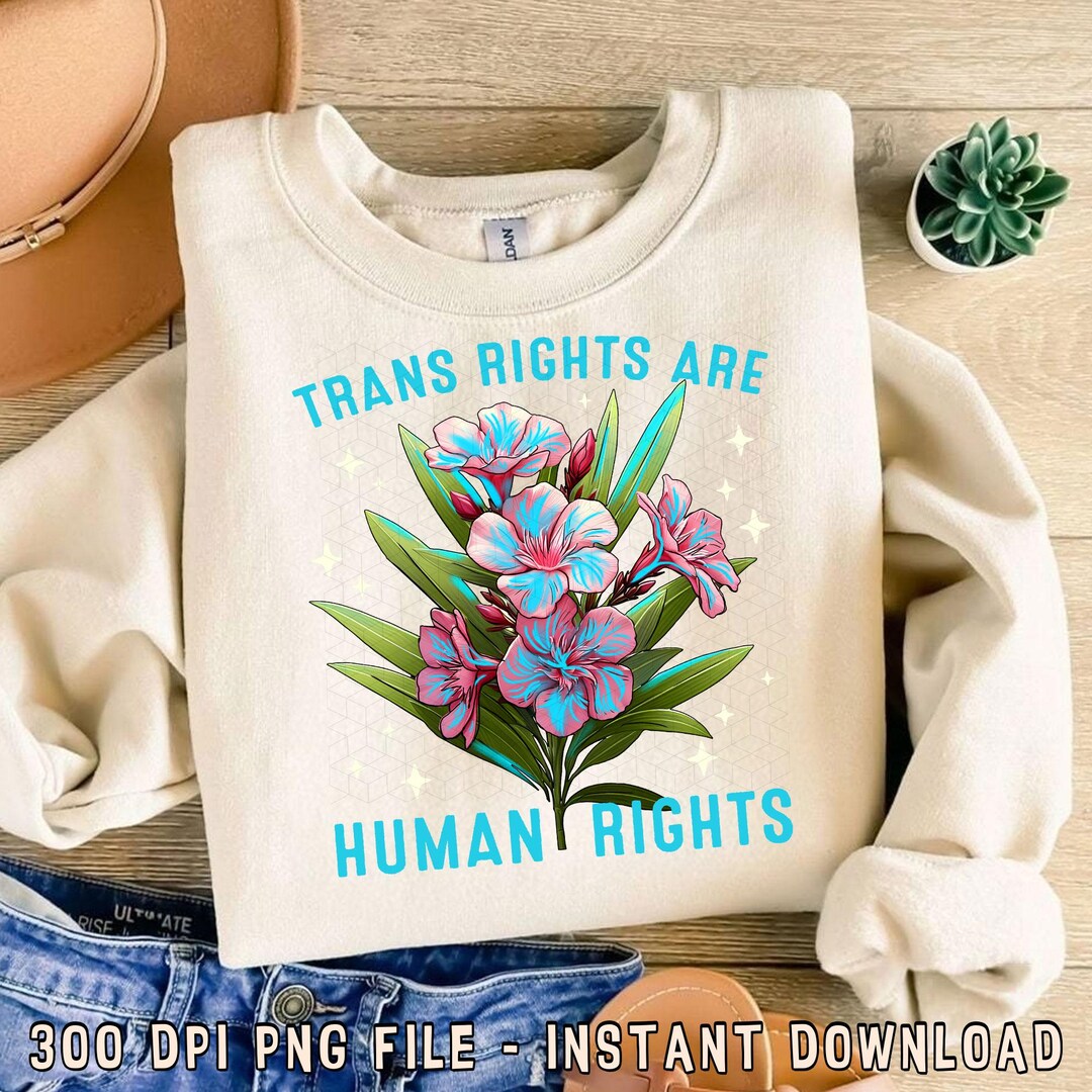 Trans Rights Are Human Rights PNG, LGBTQ Rights Png, Retro Pride Month ...