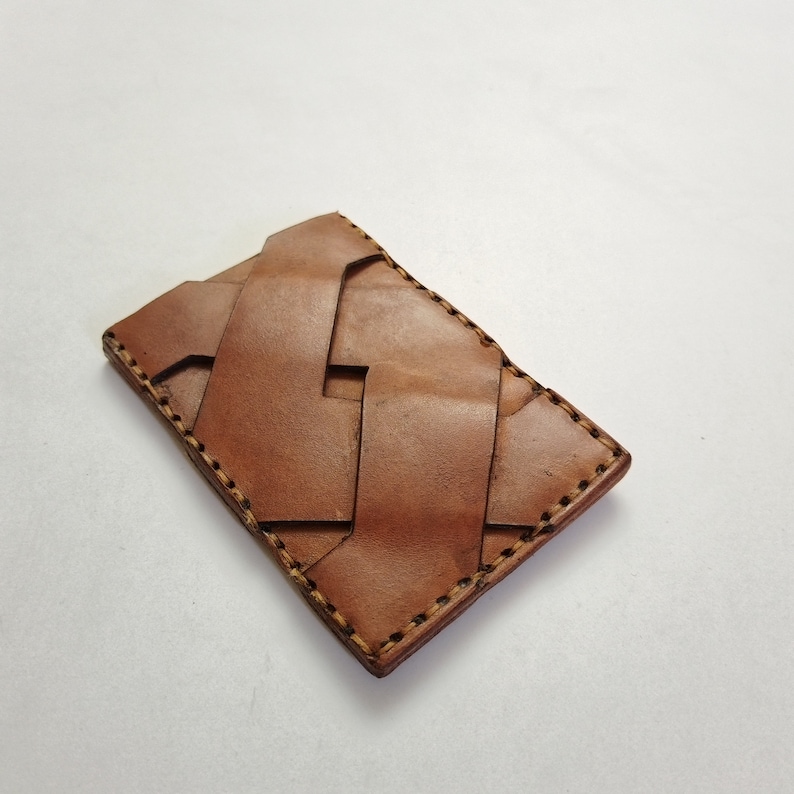 Leather Card Holder Pattern Leather Card Holder Pdf Card - Etsy