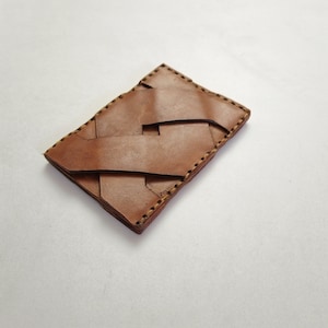 Leather Card Holder Pattern, Leather Card Holder Pdf, Card Holder ...